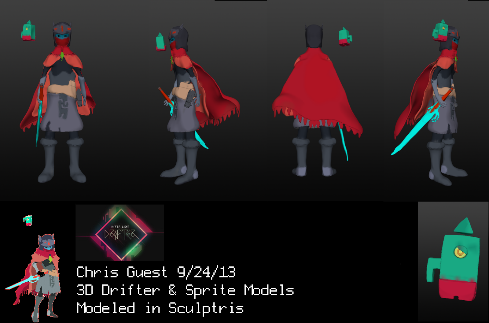 Hyper Light Drifter Sprite - fasrcases