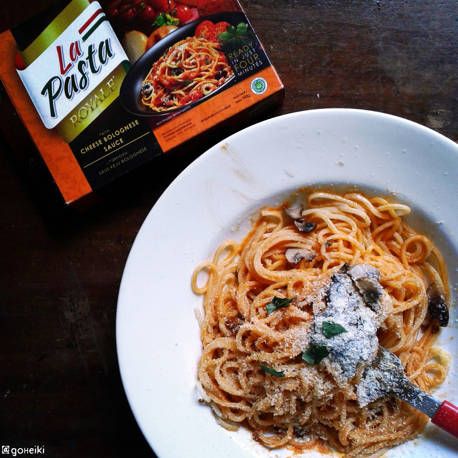 goheikitchen: La Pasta: Royale - Instant Spaghetti for Quick Tasty Day ...