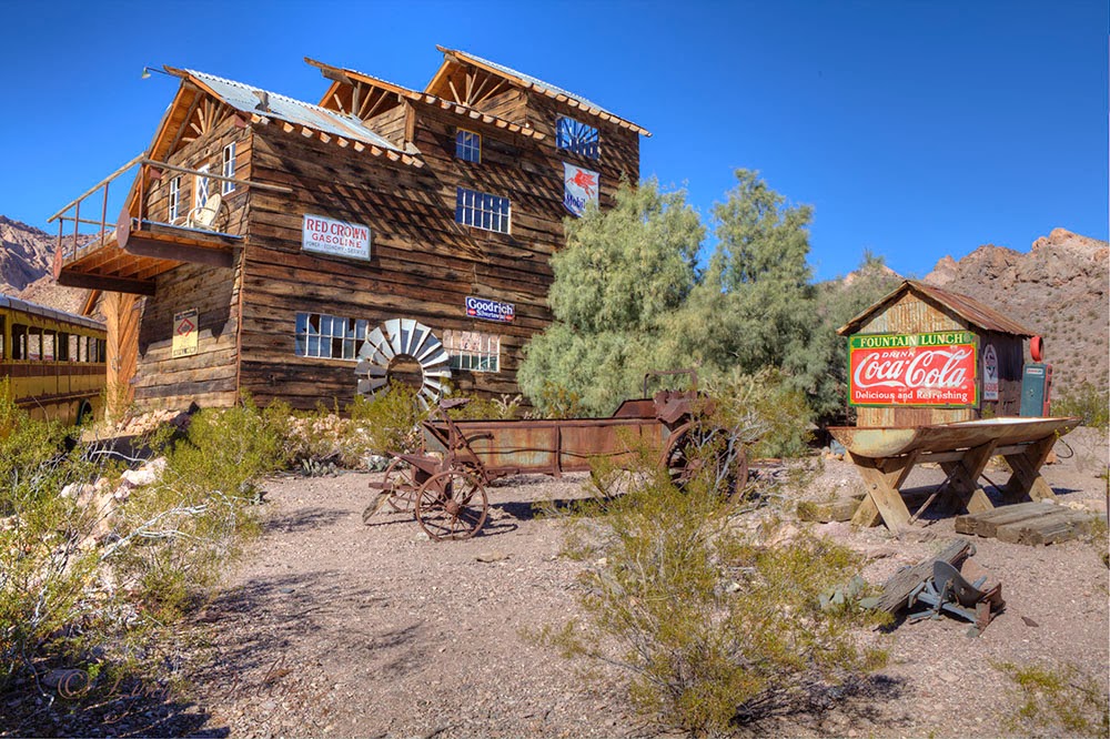 Cafe Lynnylu: Ghost Mining Town, Nelson Nevada-BWW #113