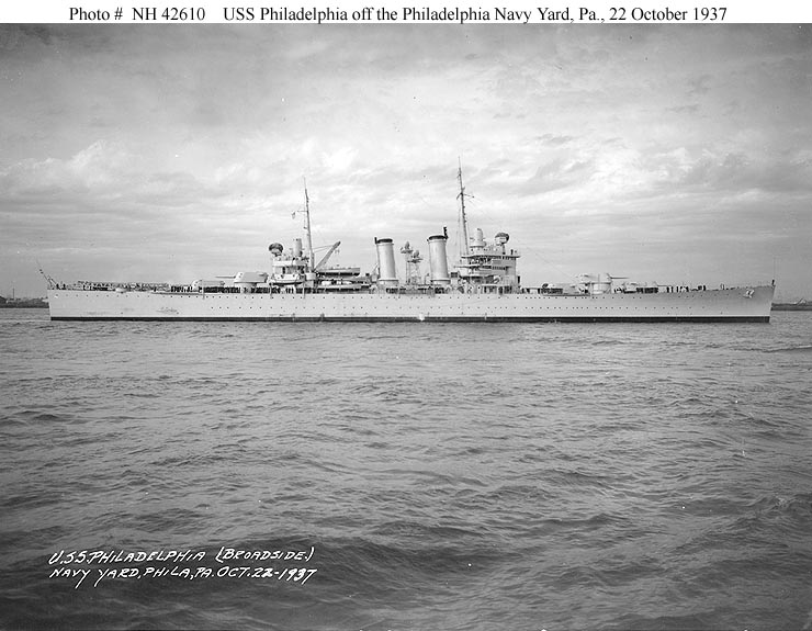 Naval Warfare: USS Philadelphia (CL-41)