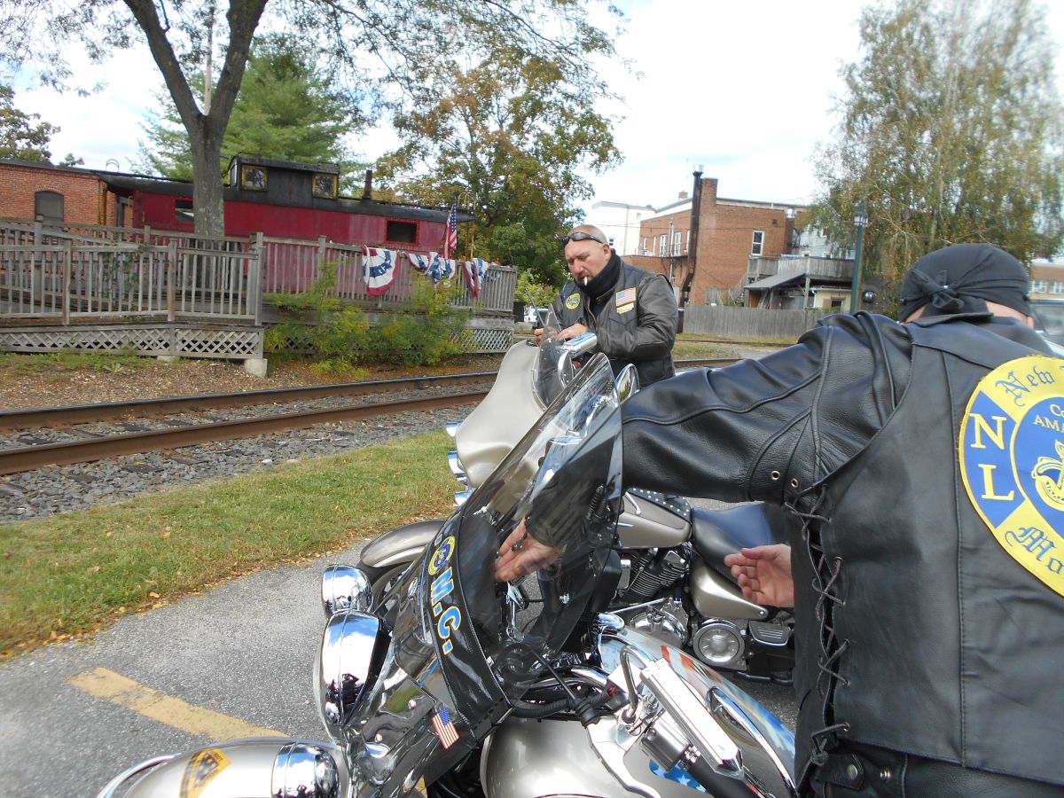 Beard in the Wind - New London MC: Great day for a ride....
