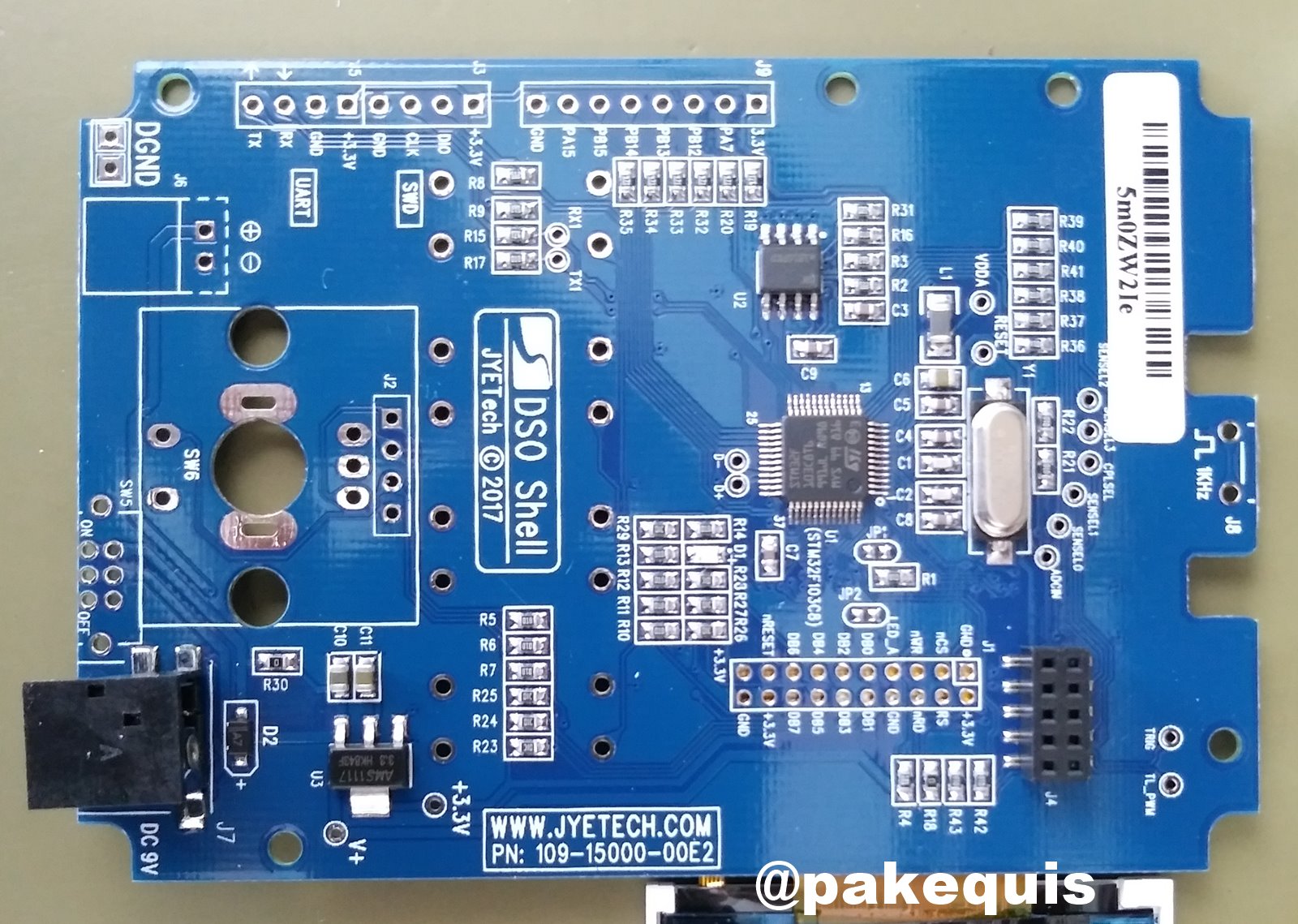 Pakéquis: Montando um osciloscópio de bolso JYE Tech DSO Shell DSO-150