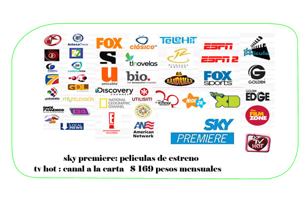 VeTv Sky-Sky Total-Sky Alta Definición: contratar vetv por sky mexico
