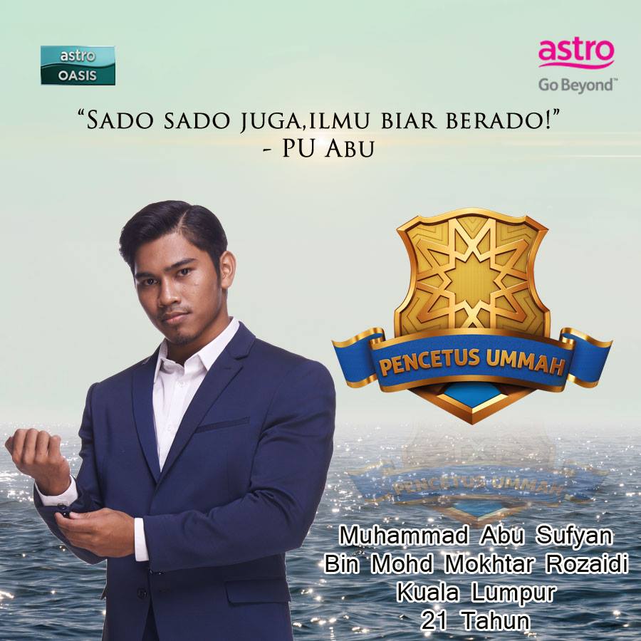 Selamat Berjaya Kepada Pencetus Ummah Abu
