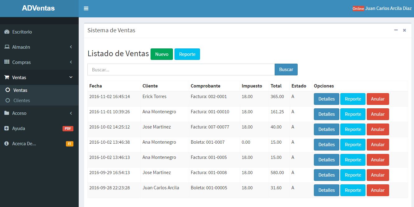 Código Sistema Compras y Ventas - LARAVEL MySQL Jquery Bootstrap ... Código Sistema Compras y Ventas - LARAVEL MySQL Jquery Bootstrap ...