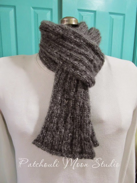 Patchouli Moon Studio: Rib Knit Scarf