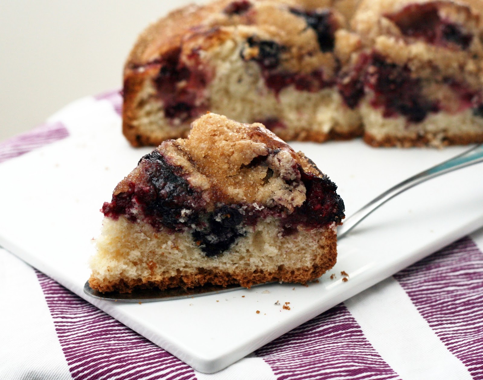 Berry Coffee Cake with Streusel – Coconut & Lime