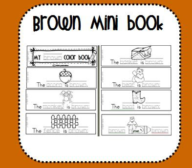 musings of me: Brown Color Book