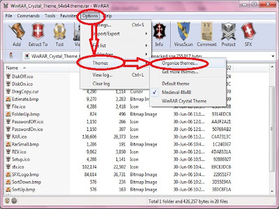 jajabor ovidhan: Change WinRAR Theme