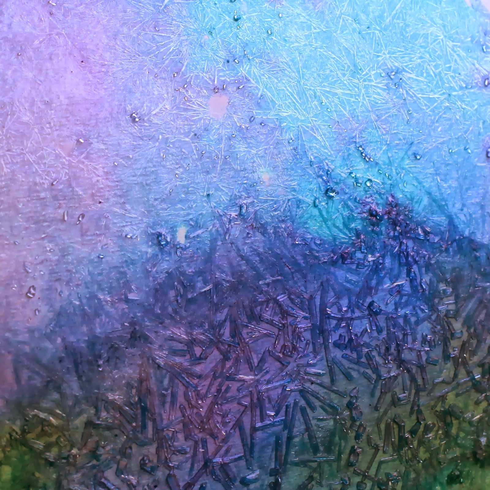 Crystalized Watercolor Paintings | Munchkins and Mayhem