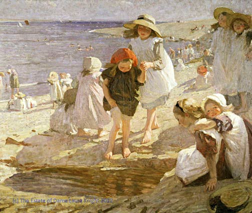 Women Artists in Cornwall: Laura Knight ~ In the Open Air