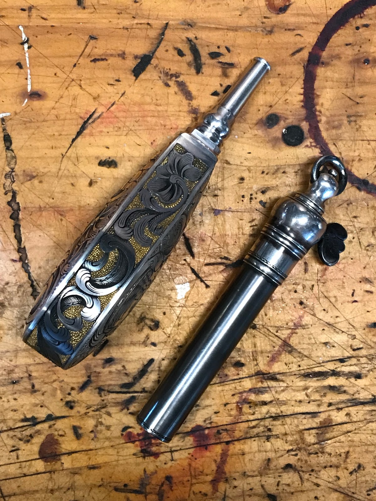 Judson Brennan: Alaskan Longrifle Artisan: Priming Horn and Powder ...