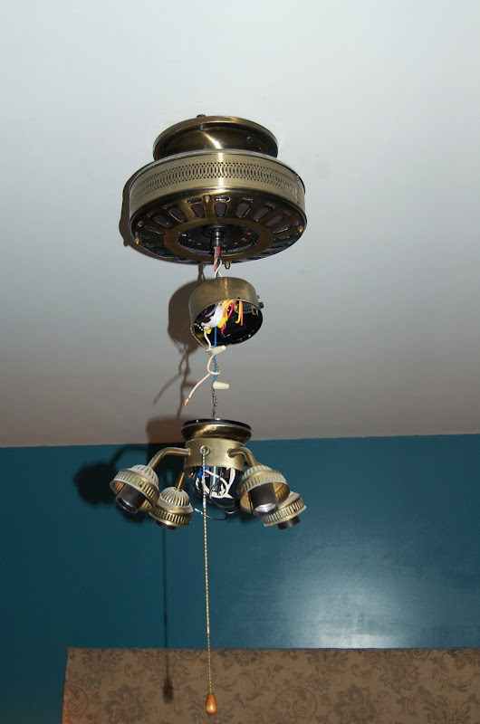 The Buddy Bee Makes Three: House Project: Bedroom Ceiling Fan