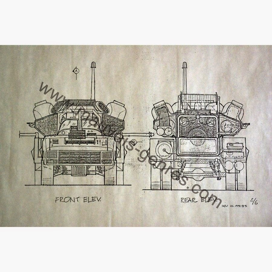 See What the Jet Car Almost Looked Like in BUCKAROO BANZAI Designs by ...