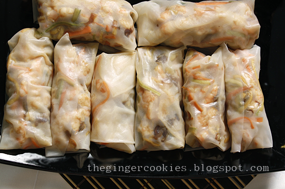 Ginger Cookies: Пролетни рулца със скариди (Spring Rolls)