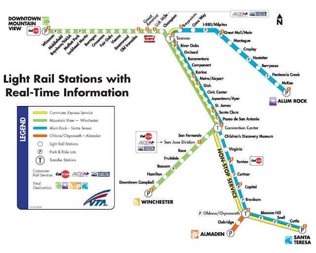 The San Jose Blog: VTA Adding Monitors to Light Rail Stations