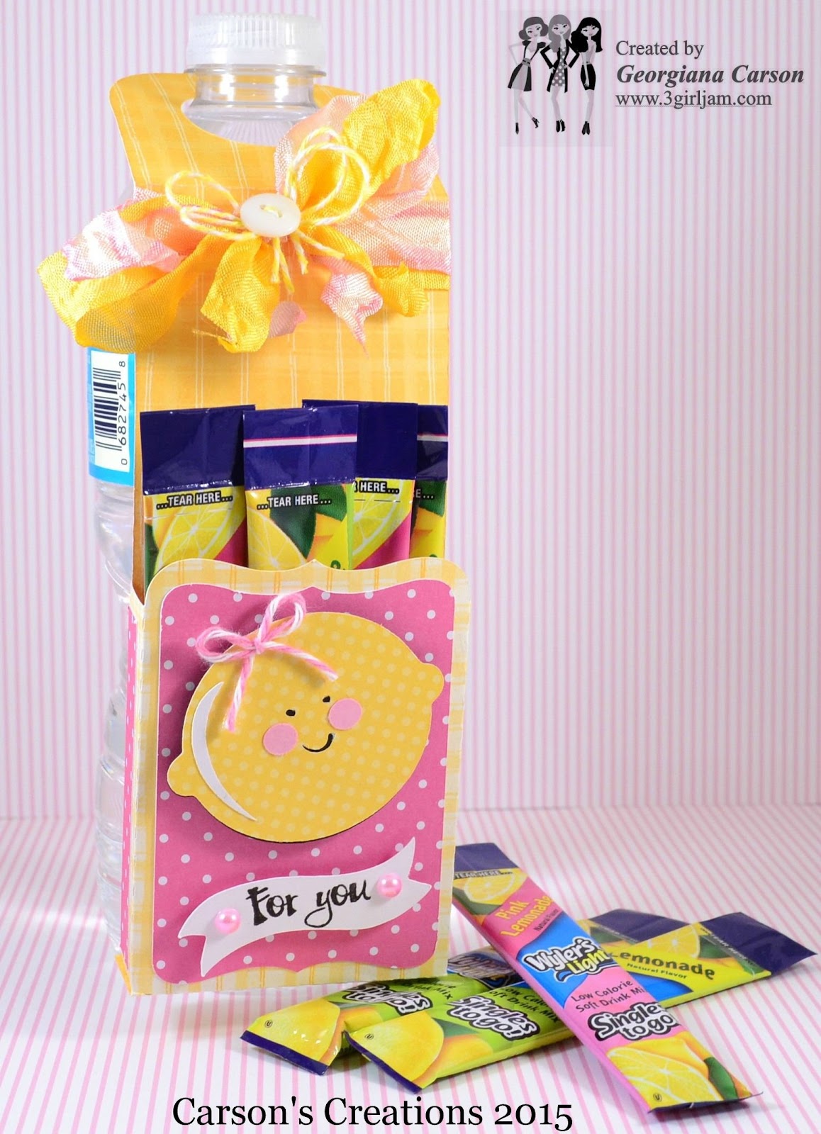 3 Girl JAM: Thirsty? Water Bottle Packets for You!