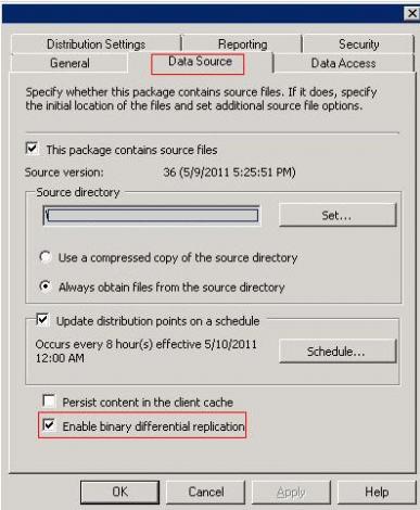 SCCM 2007 Binary Differential vs Delta Replication