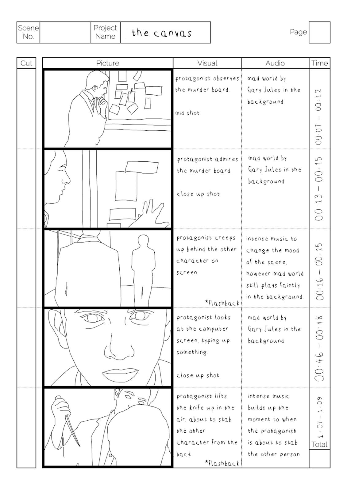PLANNING: FINAL STORYBOARD