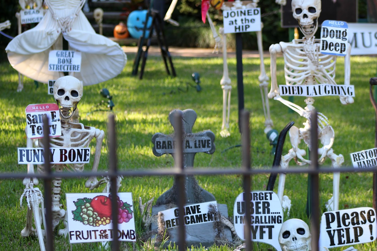 The Skeleton House: Halloween 2017 | A Very Sweet Blog