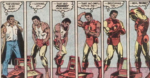 Fashion and Action: 30 Years Ago - "Rhodey" Rhodes Is Iron Man