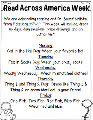 Read Across America Week | Fabulous in First | Bloglovin’