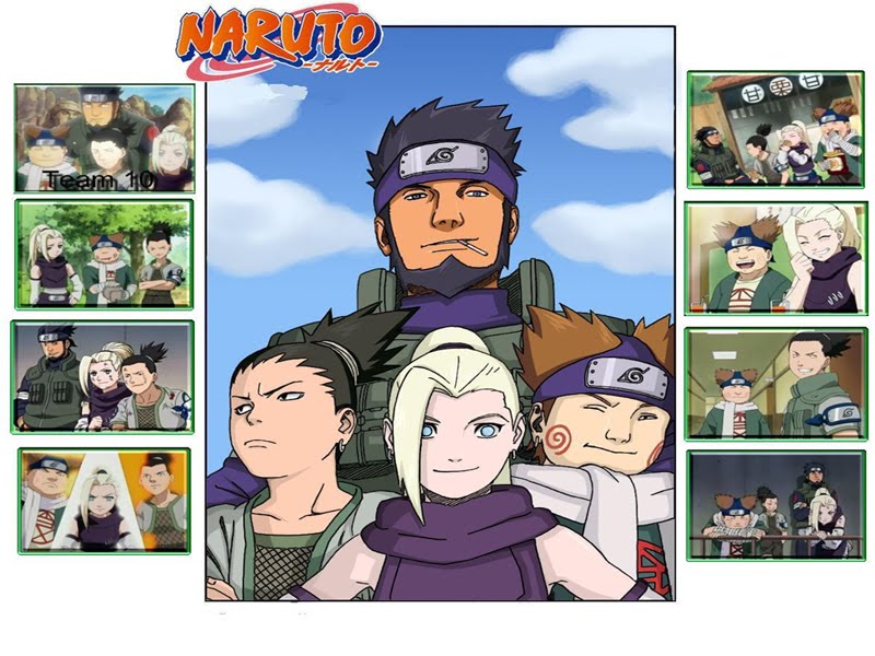Naruto Characters: Team Asuma