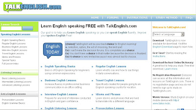 Best Free English Learning Resources: TalkEnglish