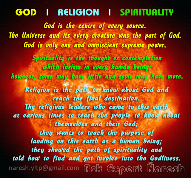 Ask Expert Naresh: What is the correct definition for God, Religion and ...