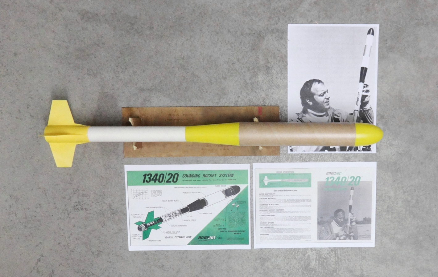 Vintage Rocketry Retrospection: Enerjet 1340/20