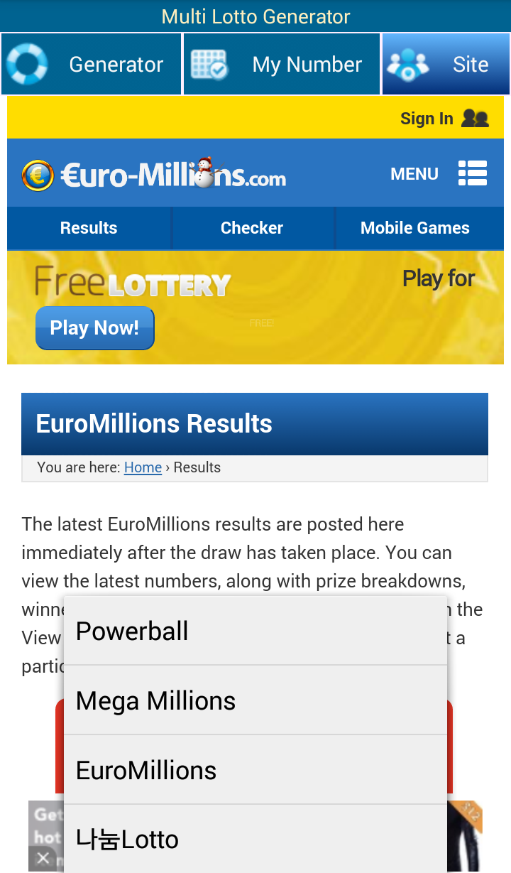 Talk Apps Story: Multi Lotto Number Generator: Generate lotto lucky ...