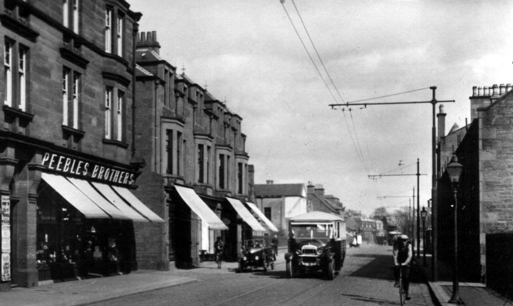Tour Scotland: Old Travel Blog Photograph Peebles Brothers Shop High ...