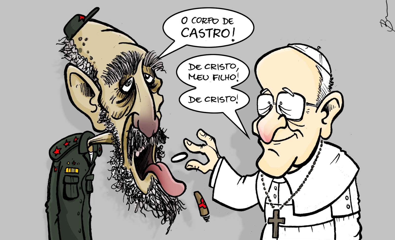 BLOG DA APOESC: CONVERSA COM BRUM, CHARGISTA DA TRIBUNA DO NORTE