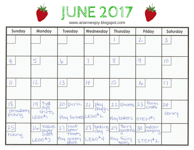 Arianne's Joys: Plan The Best Summer For The Kids! (With free printables.)