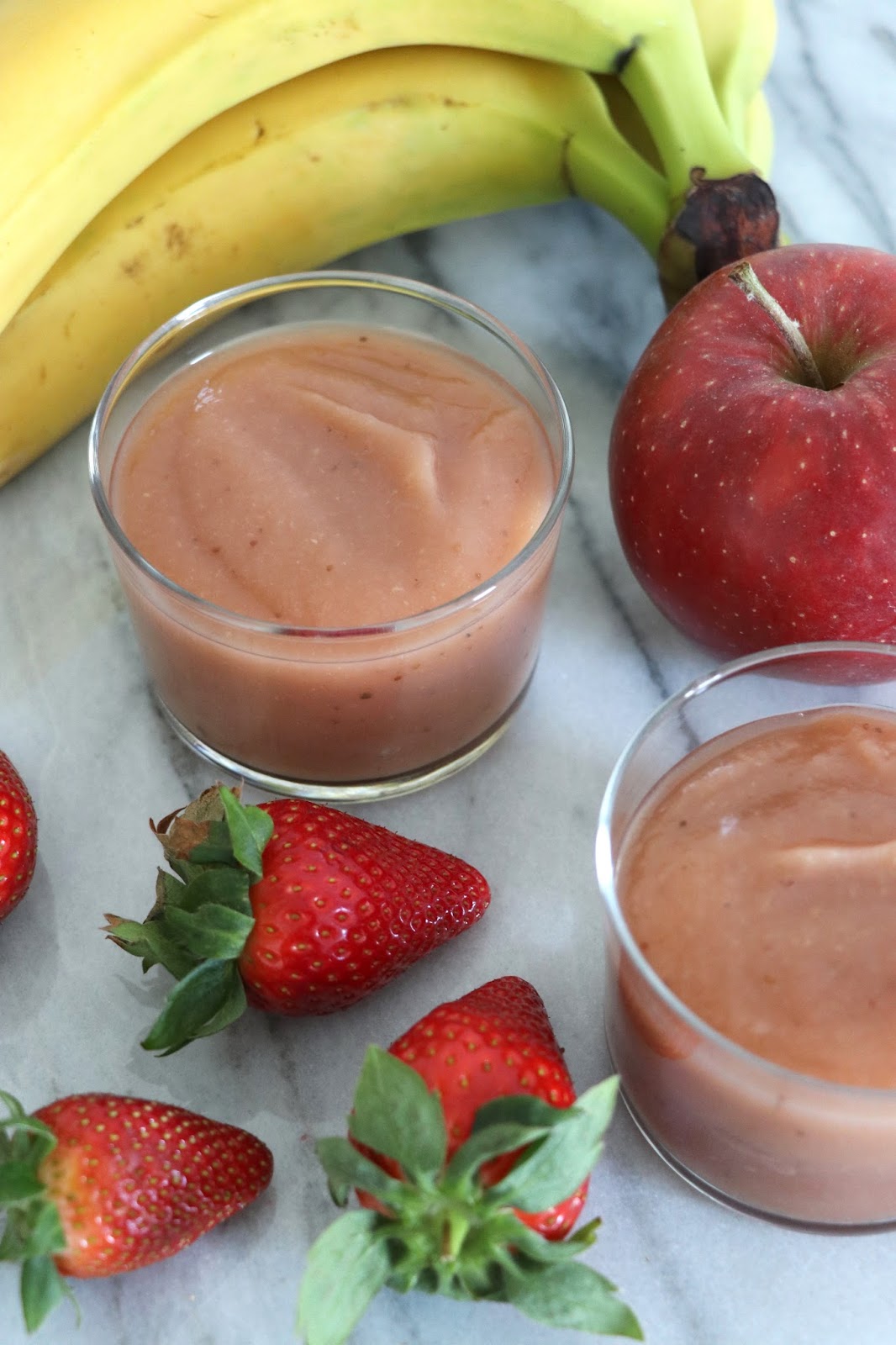 The Cook Time: Compote maison aux pommes, fraises et banane