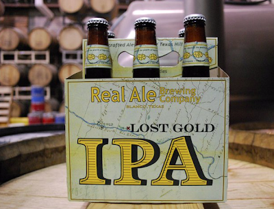 Craft Austin: Real Ale Lost Gold IPA Packaging