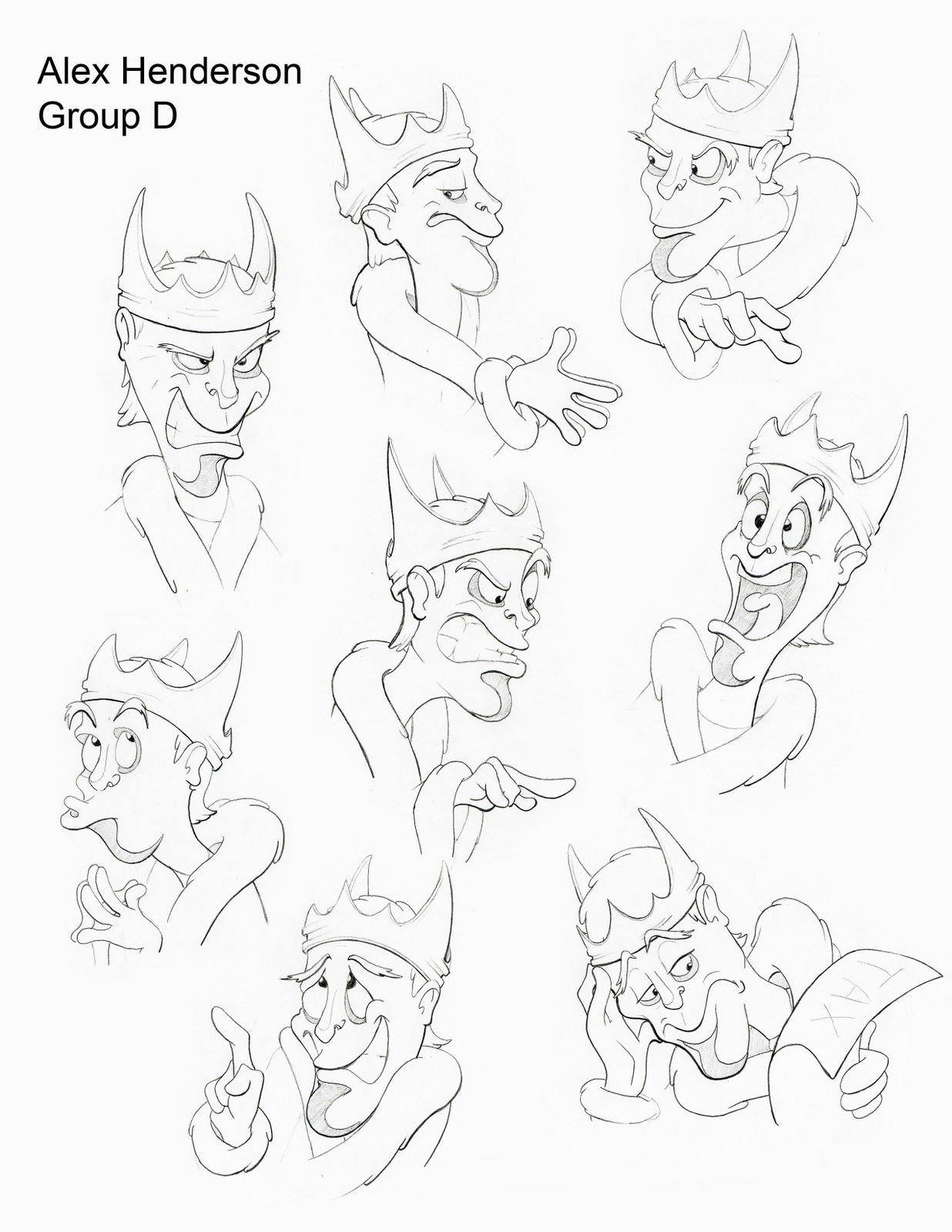 Artwork by Alex Henderson: Character Design Work