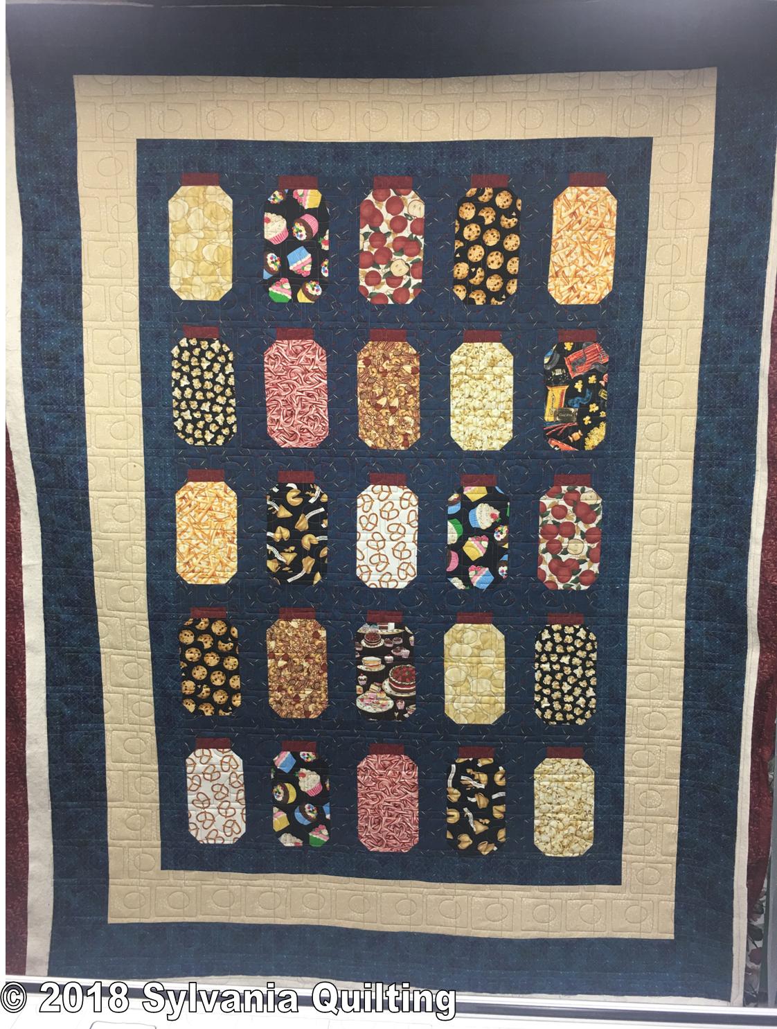 Sylvania Quilting: Midnight Snacks quilt