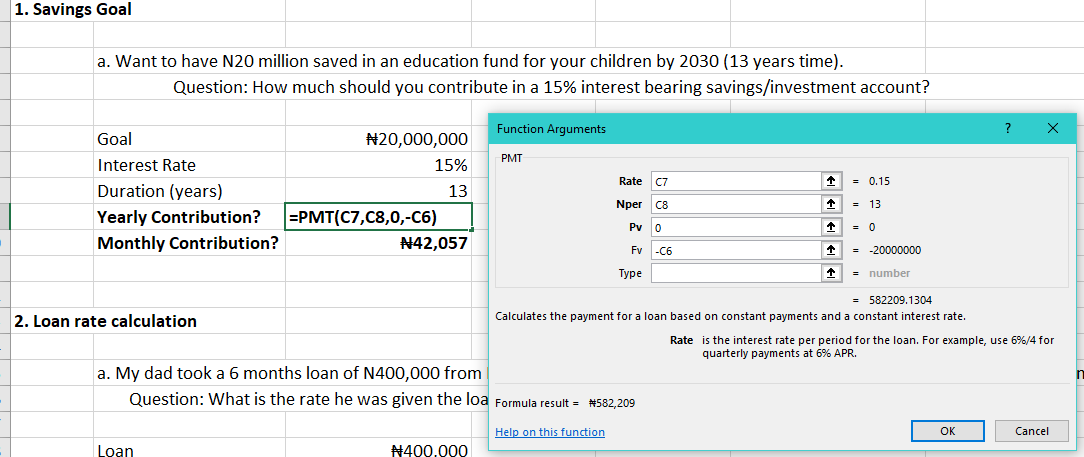 The Excel Formulas That Help You With Your Personal Finance and ...