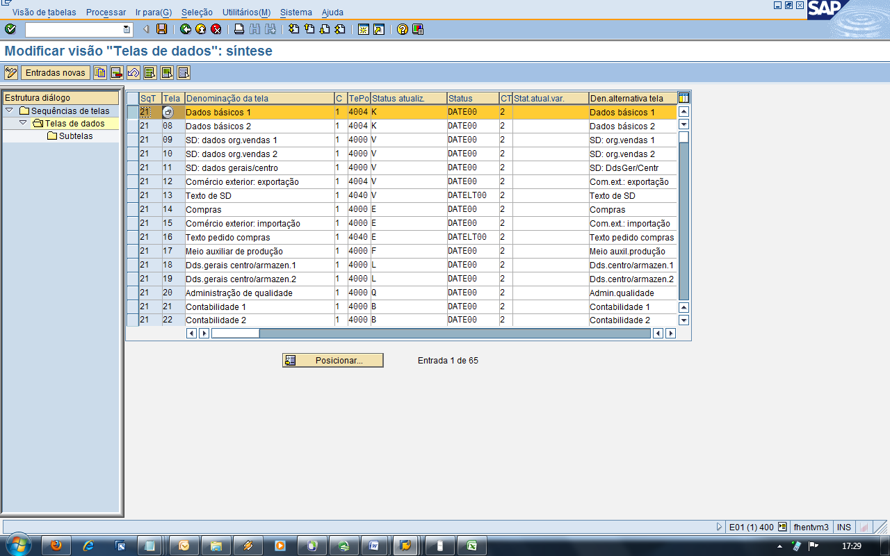 SAP/ABAP - Dicas SZK: Criação de campos na tela do cadastro de material ...
