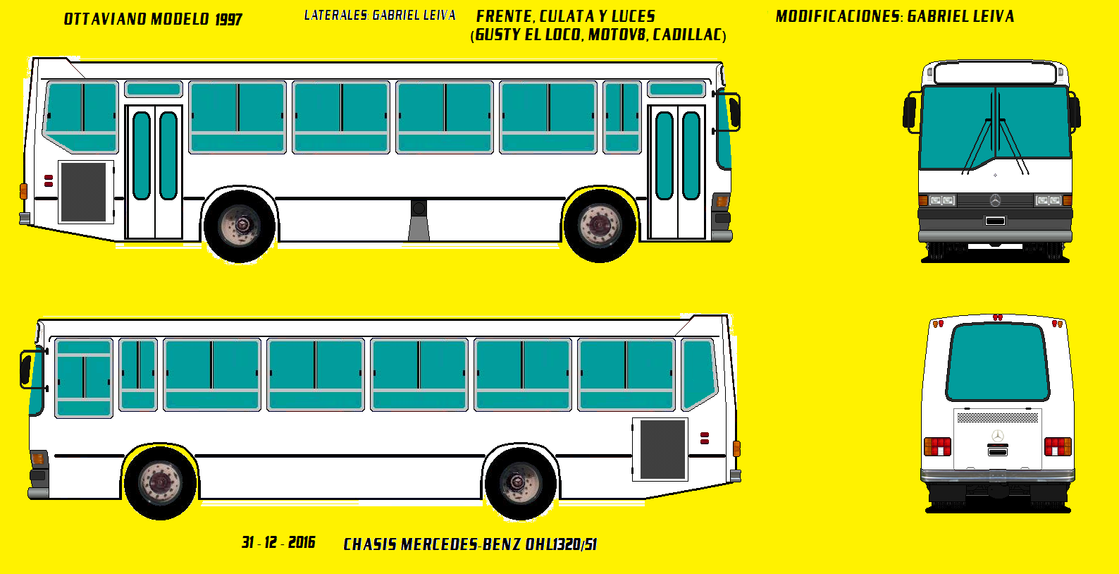 VEHÍCULOS EN GENERAL: 490 - EL OTTAVIANO DE LA LÍNEA 174