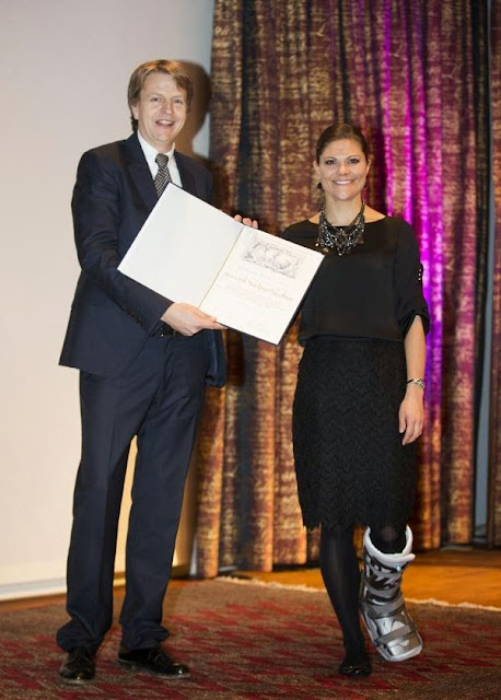 Princess Victoria presented the Tobias Prize