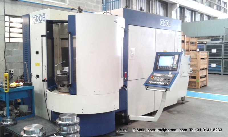 rliramaquinas: Centro de usinagem horizontal GROB G-350 c/ quinto eixo