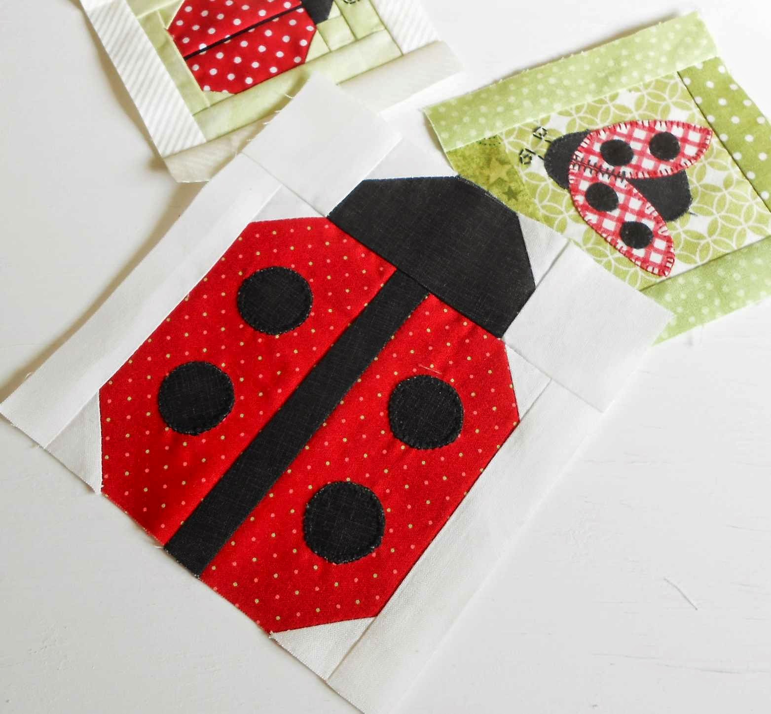 The Patchsmith: Ladybug Blocks