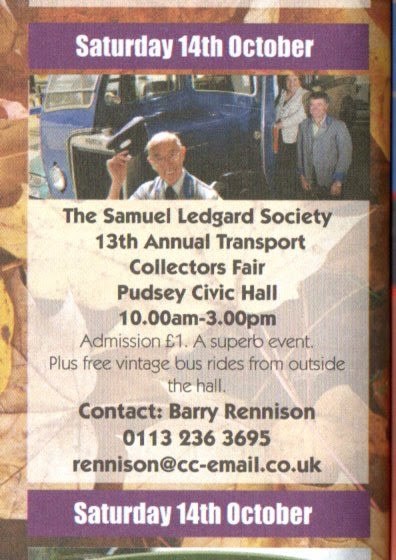 Horsforth Museum: Sammy Ledgard Annual Transport Collectors fair and ...