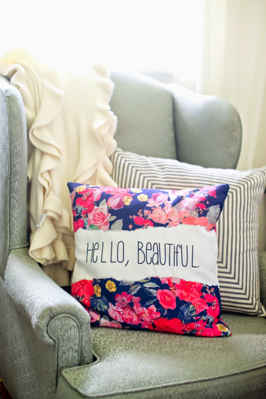 Domestic Fashionista: Hello, Beautiful | A Girly Office + Giveaway