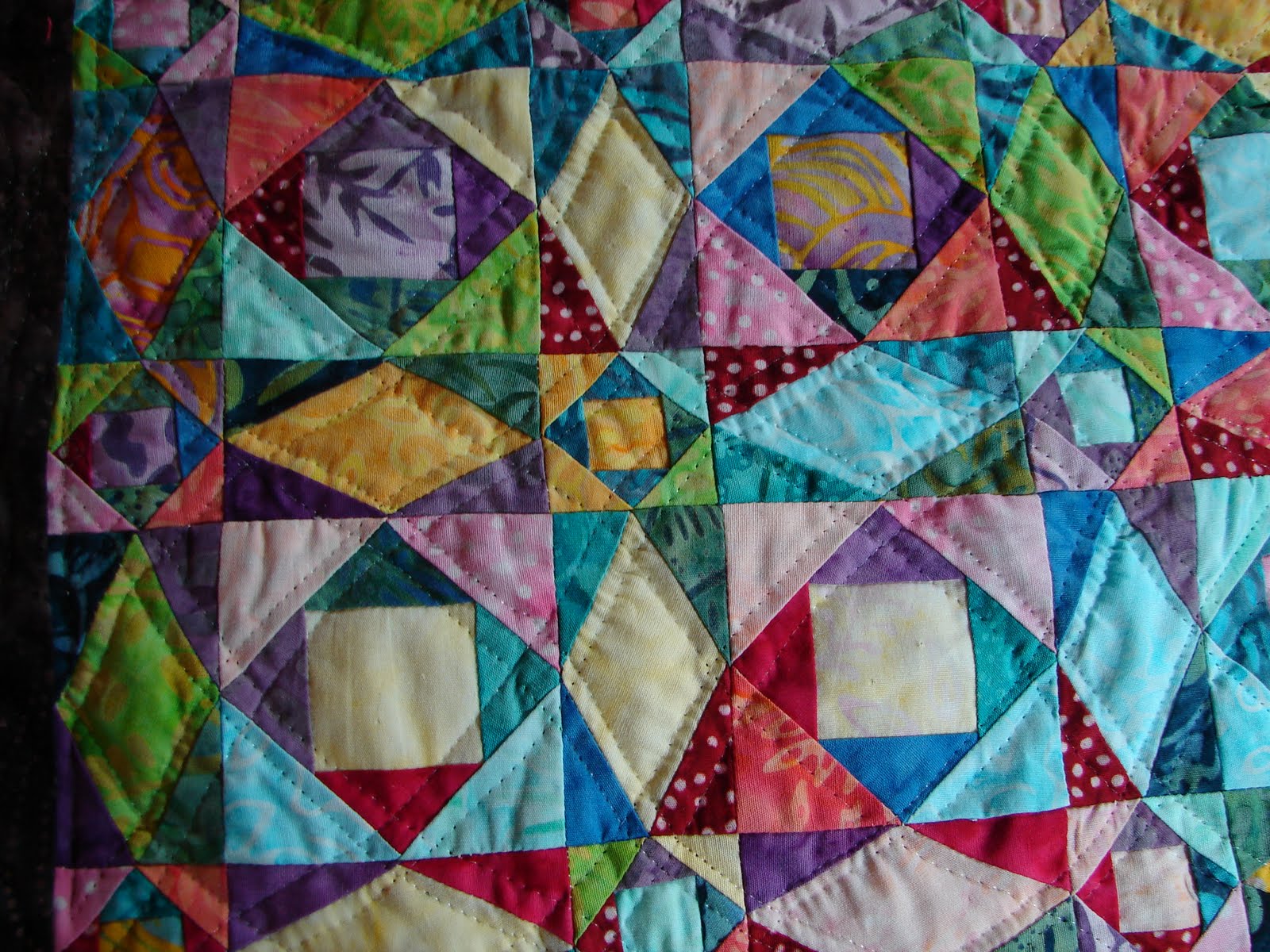 Crystal Prisms - The Facets of Our Lives: Storm at Sea Quilt