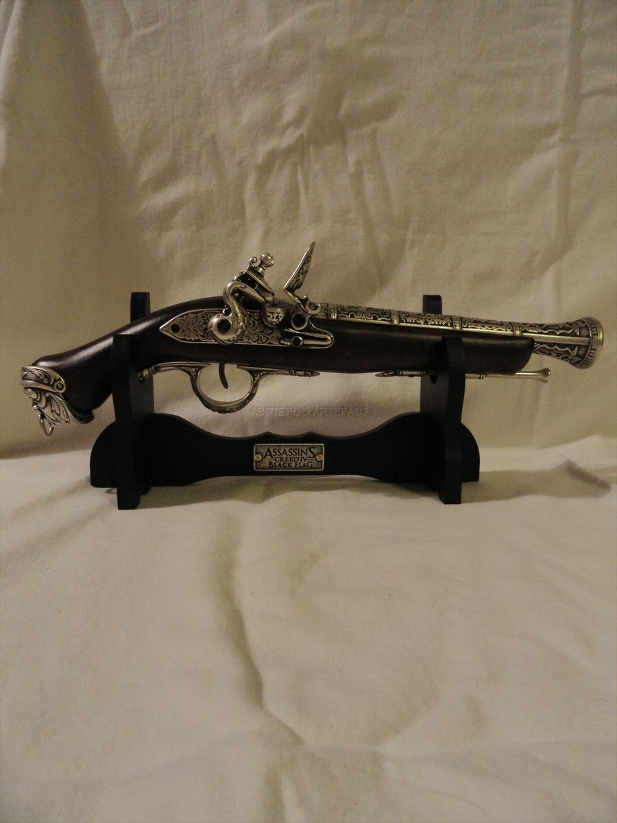Abstergo Artefact: AC4 Pistol Gun With Decorated Barrel