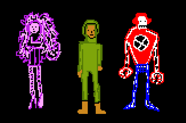 8-Bit City: Pixel Art: Surreal RPG Party