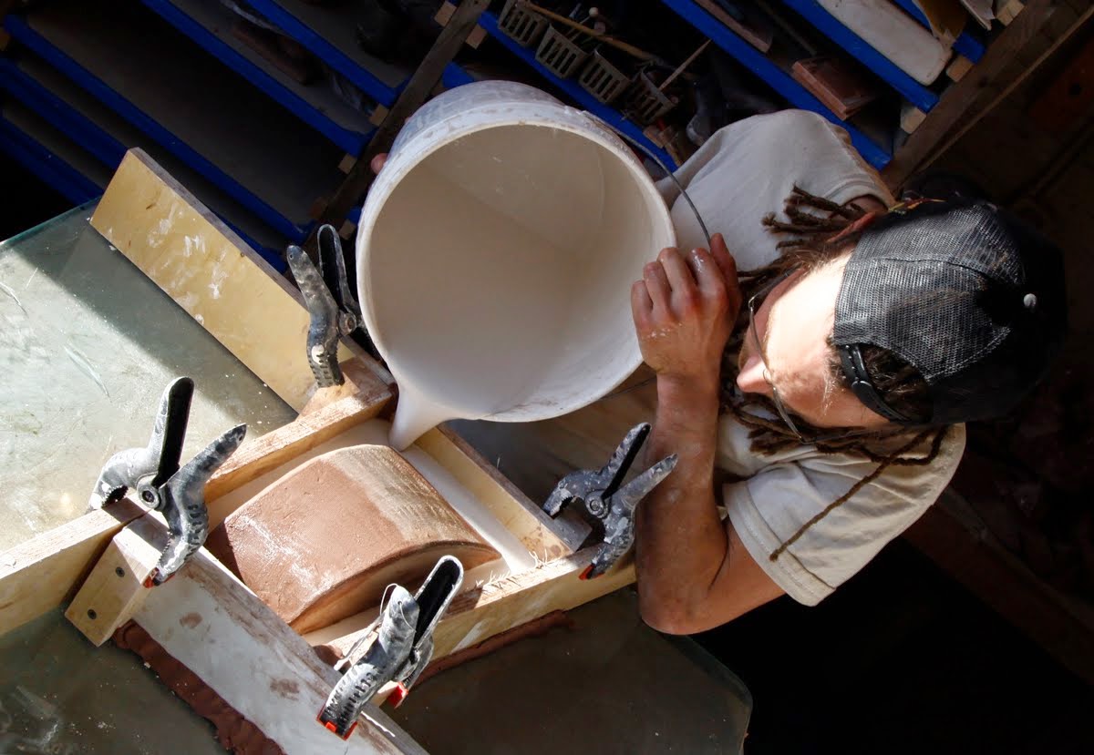 Plaster Molds by Alex Irvine: Process of making a plaster mold